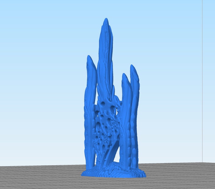 Dnd Seaweed and Coral Reef Underwater Ocean City Marine Life Tabletop ...