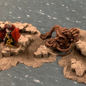 Dnd Mud Spirit Earth Elemental Mud Golem Creature Tabletop Scatter ...