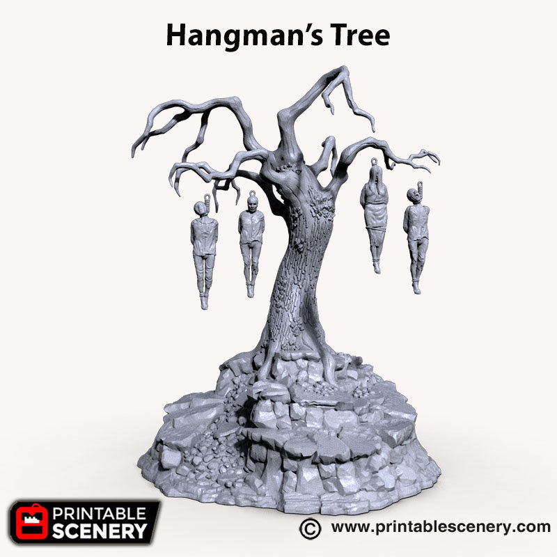 Dnd Hangman's Tree Warning Barren Wasteland Forest Shadow Fey Tabletop ...