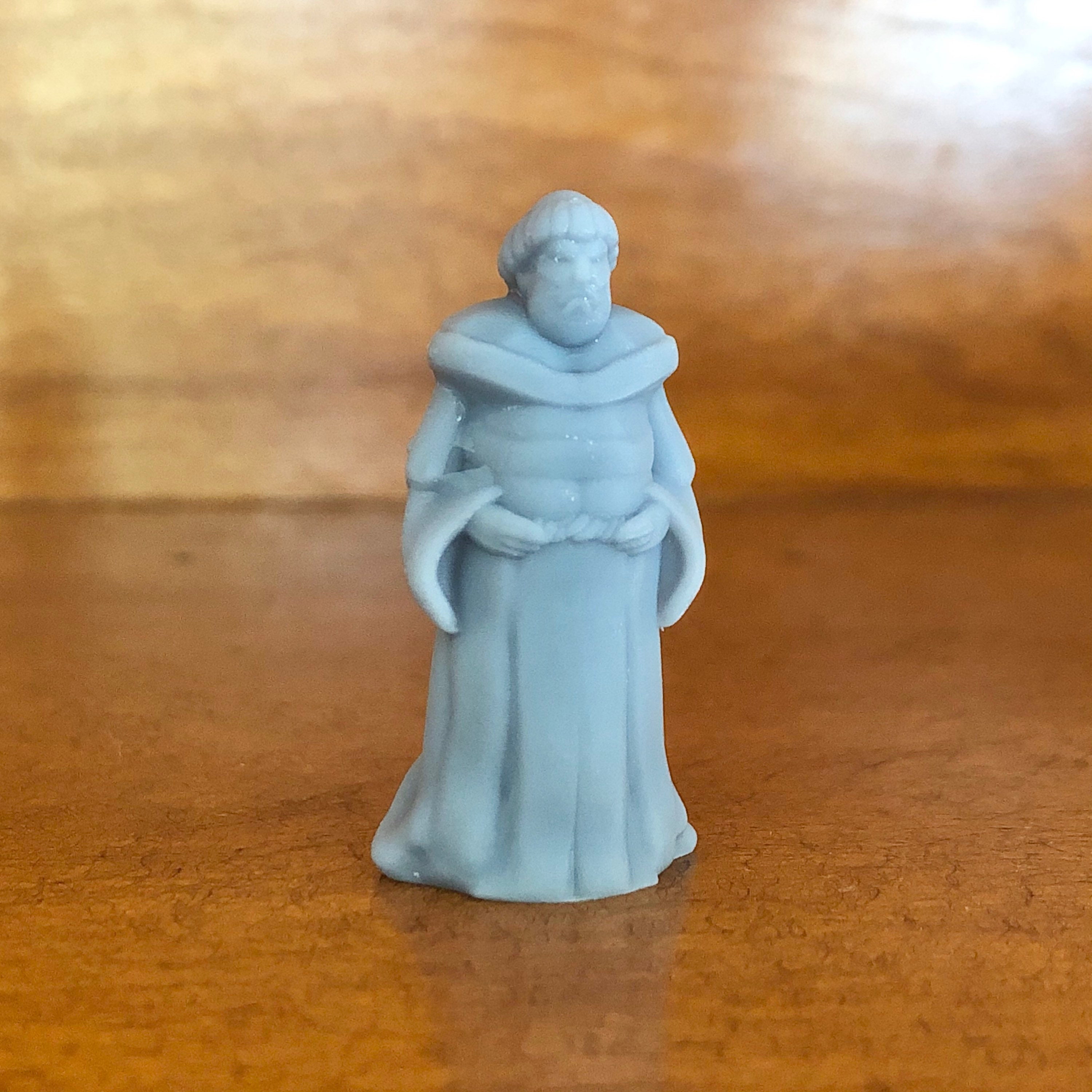 Dnd Friar Monk Priest 28mm RESIN Miniature Church Monastery - Etsy