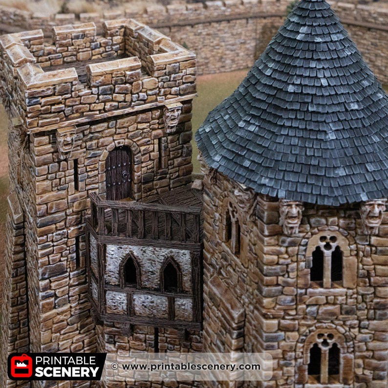 Dnd Hex Queen's Quarters Castle Medieval Village RPG Pathfinder D&D ...