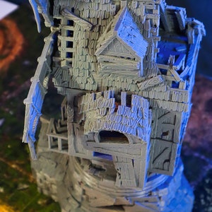 Dnd Haunted Windmill War Ruins City of Tarok Tabletop Scatter Terrain ...