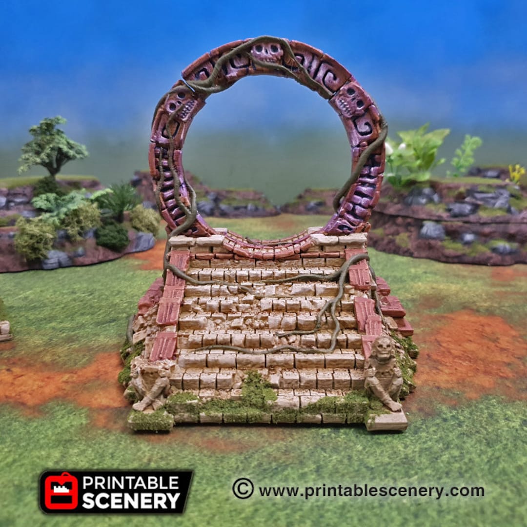Dnd Cosmic Gate Magic Portal Time Travel New Eden Scatter Terrain RPG D ...