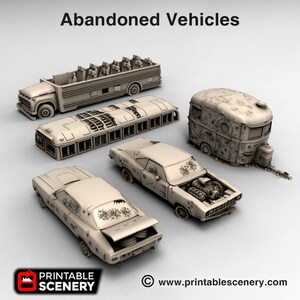 Dnd Abandoned Bus Urban Wasteland Apocalypse Junkyard Gaslands ...