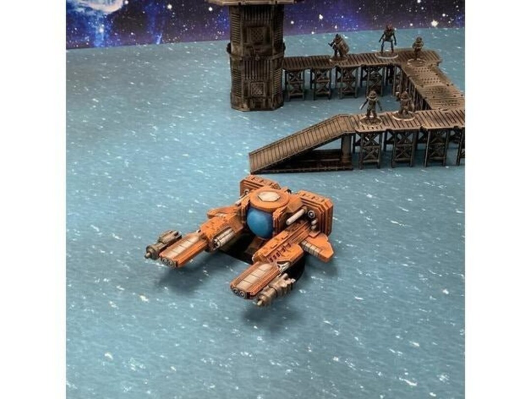 Dnd Sci-fi Grav Barge Star Wars Legion 28mm Tabletop Scatter Terrain ...