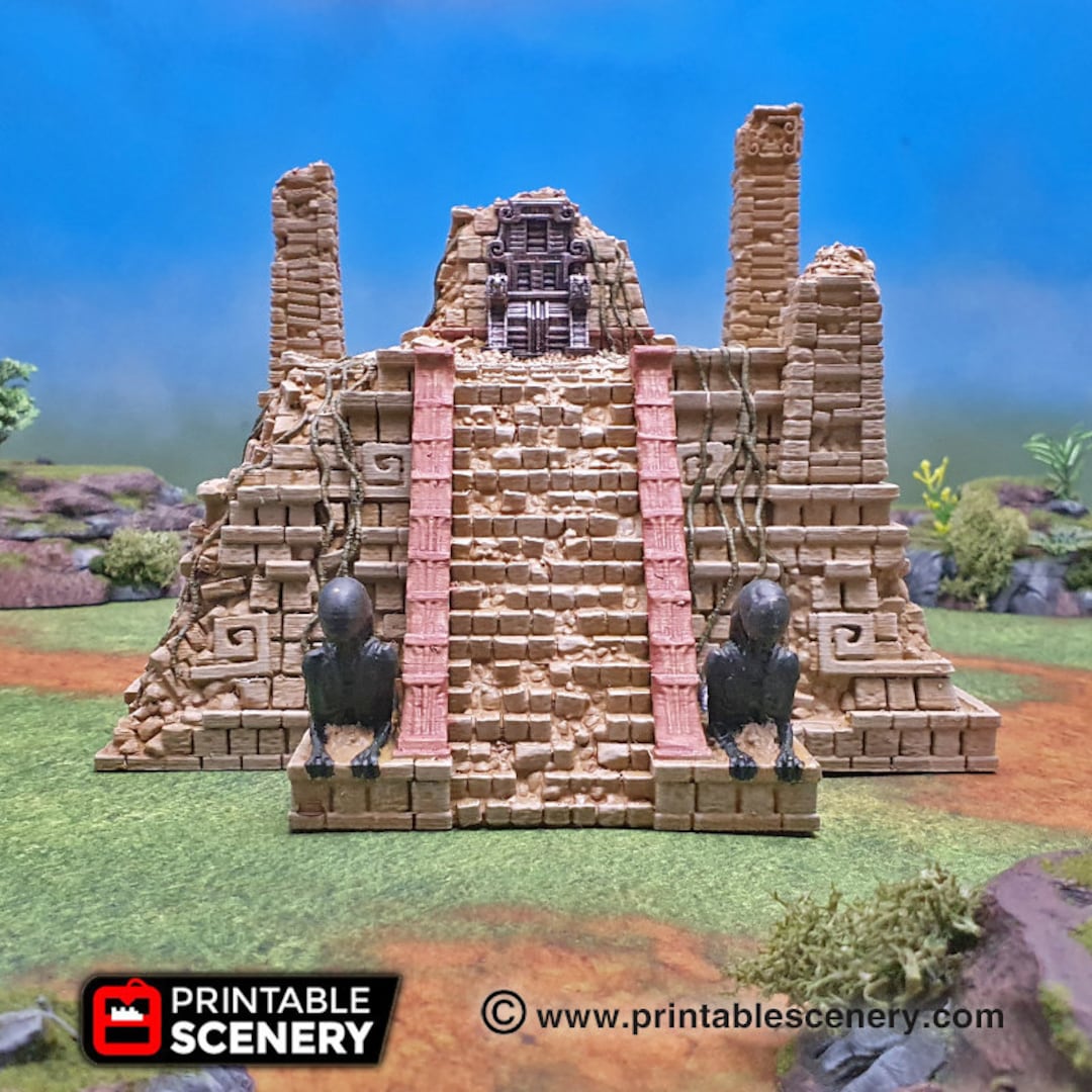 Dnd Alien Throne Aztec Ancient Xenomorph Portal Jungle Tabletop Scatter ...