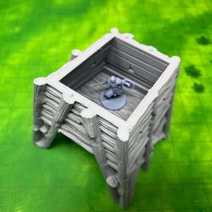 Dnd Primitive Watchtower Sentinel Tower Guard War Battle Fort Fortress ...