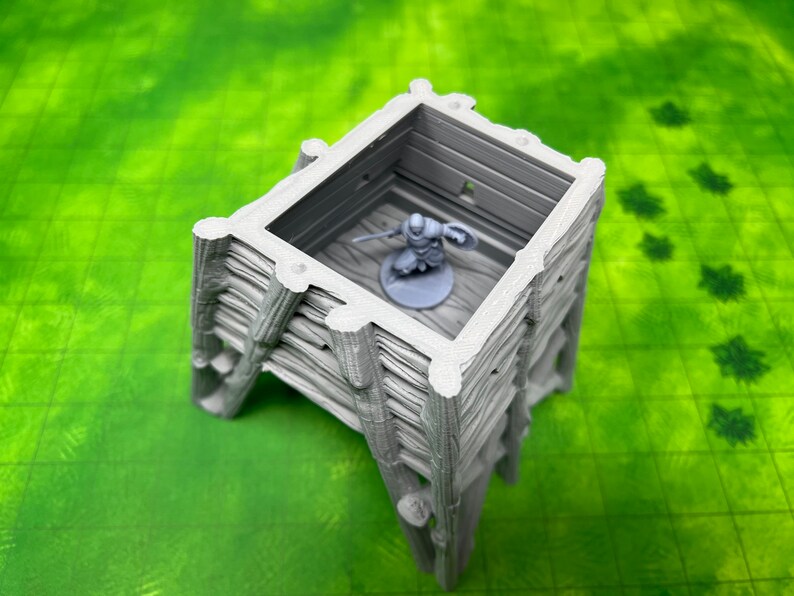 Dnd Primitive Watchtower Sentinel Tower Guard War Battle Fort - Etsy