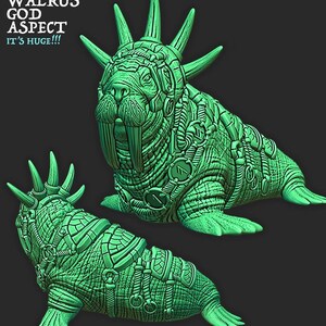 Dnd Walrus God Animal Dieties Nordic Marine Life Arctic Ice Animals ...