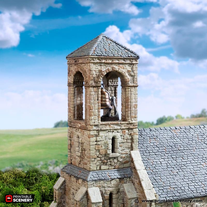 Dnd Bell Tower Expansion for Norman Stone Church Chapel From King and ...