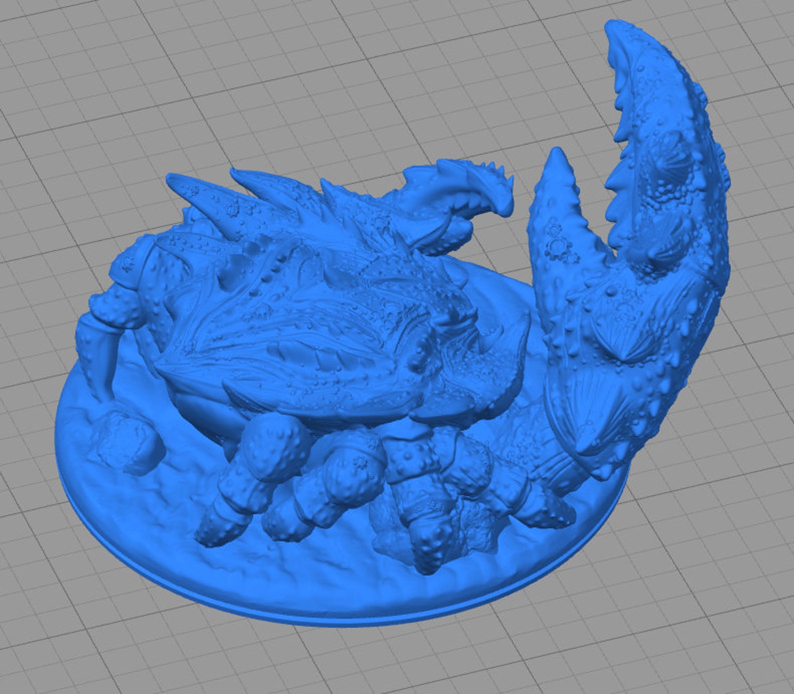 Dnd Giant Dire Crab Mutant Enormous Crustacean Armored Crab Tabletop ...