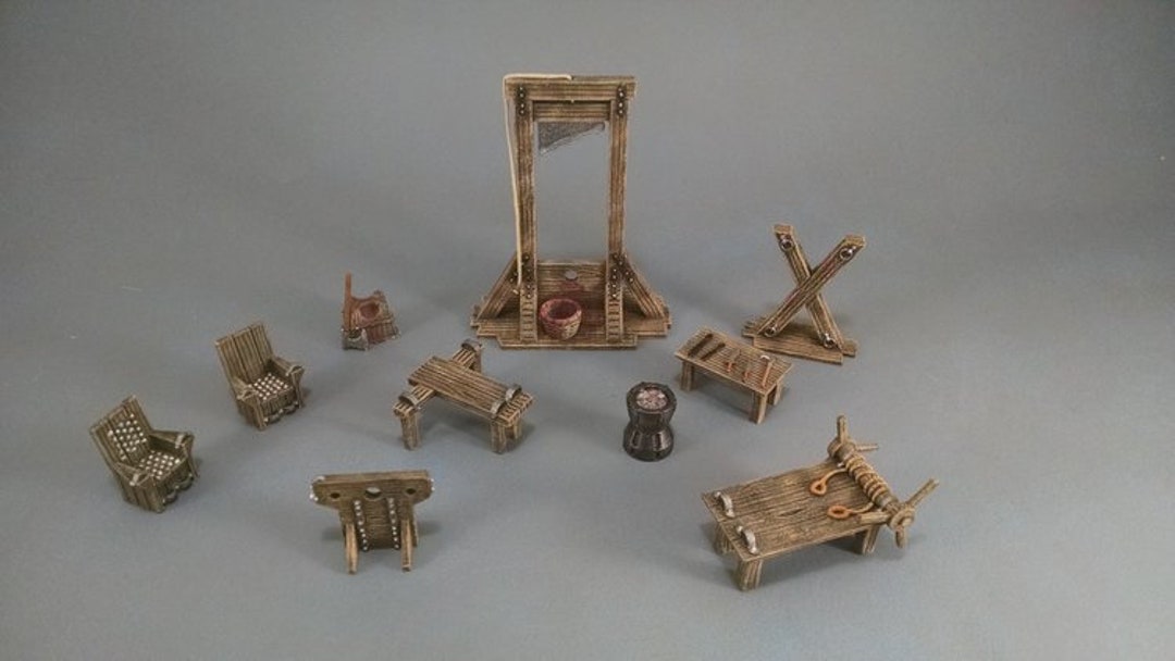 Dnd Torture Chamber Dungeon Tabletop Terrain Miniature RPG D&D Dungeons ...