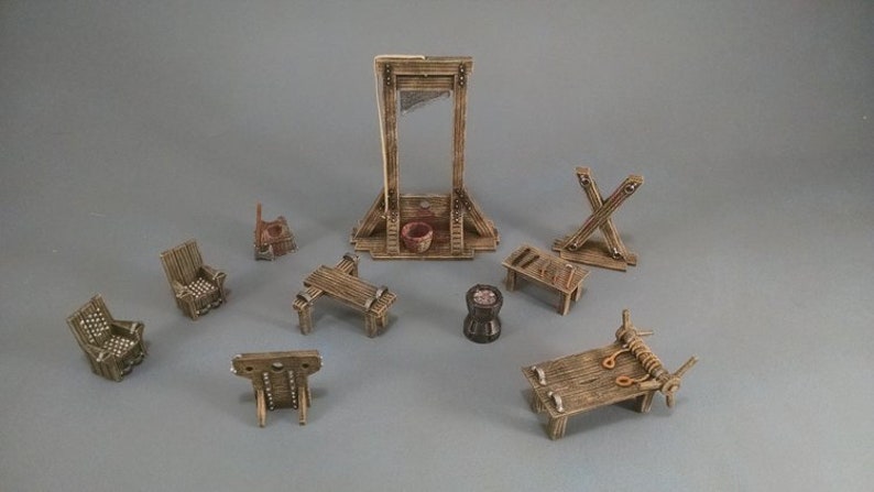 Dnd Torture Chamber Dungeon Tabletop Terrain Miniature RPG D&D - Etsy