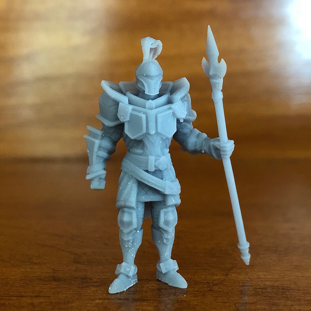 Dnd Medieval Knight Cast N Play 28mm Resin Miniature Wargaming Games ...