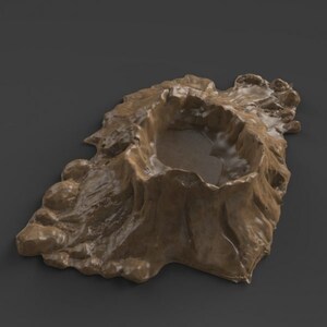 Dnd Lava Volcano Crater Tabletop Volcanic Landscape Hell Dark Underdark ...