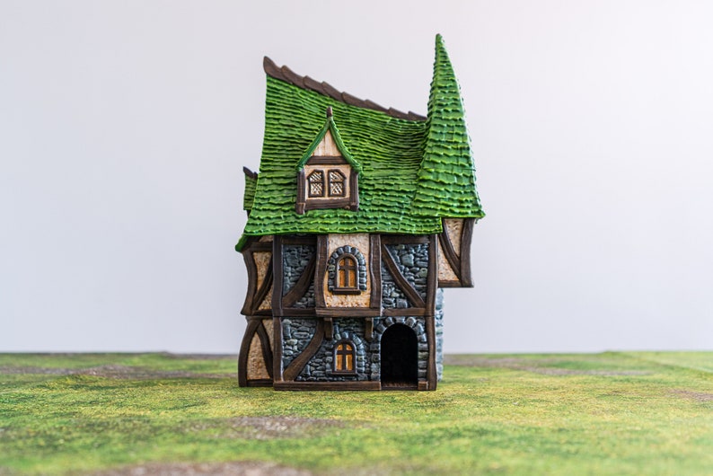 Dnd Canopy Peak House Home Gnome Druid Fantasy Forest 28mm - Etsy