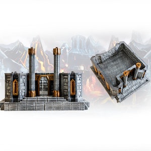 Dnd Dwarven Bank for Mountain Dwarf Mining Mountain City Scatter ...