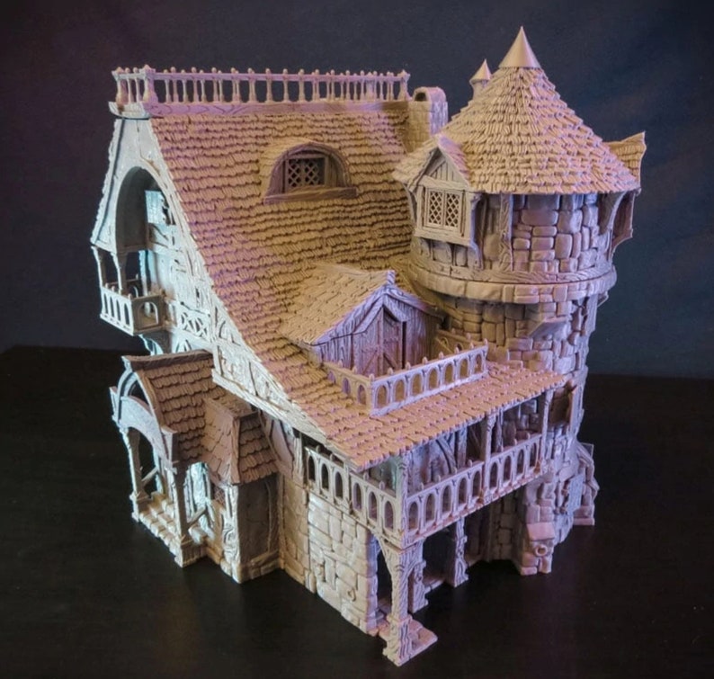 Dnd Roadside Inn Tavern Medieval Village City of Tarok Terrain | Etsy