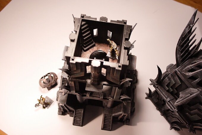 Dnd Iron Tower 28mm Scatter Terrain Medieval Castle Warlock | Etsy