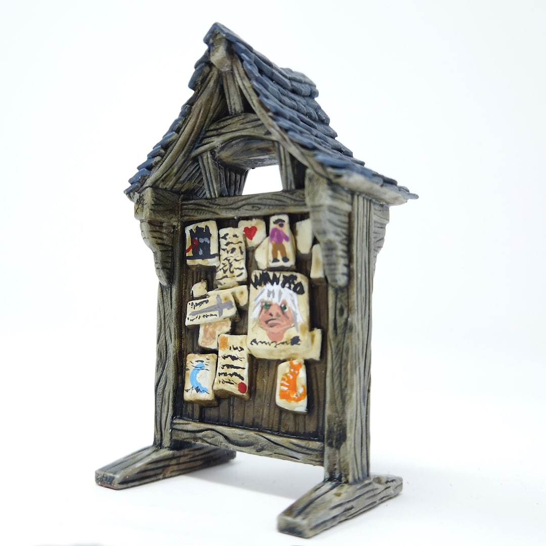 Dnd Noticeboard Sign Kiosk Quest Board Notice Board Town Village ...