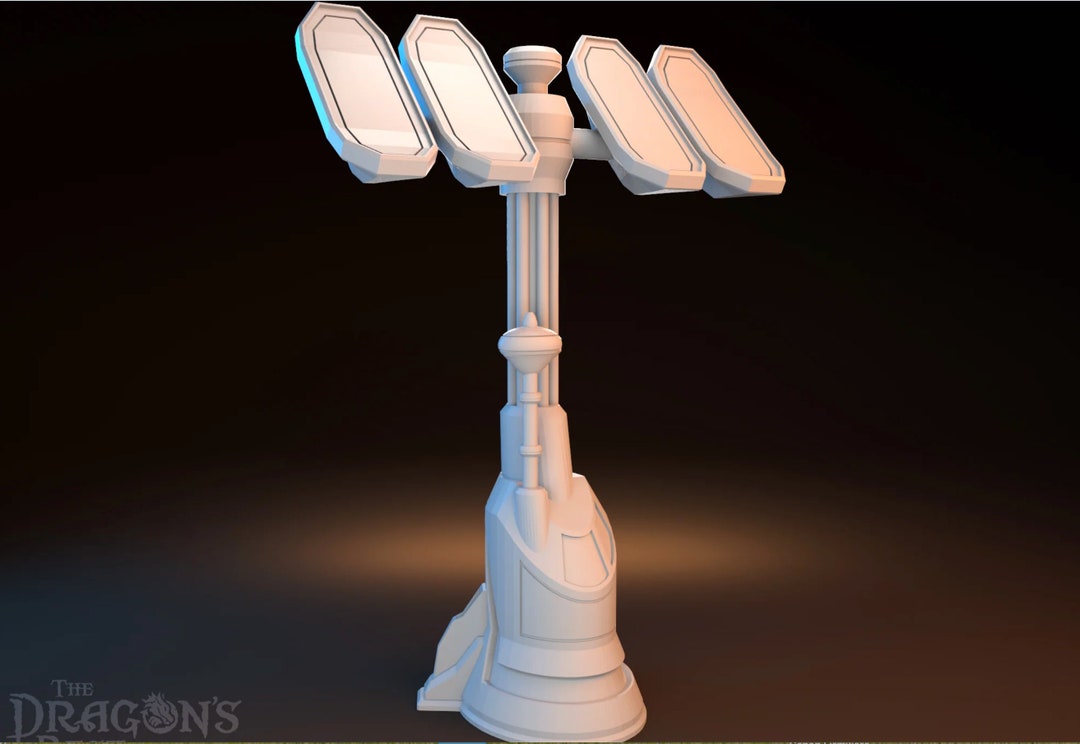 Dnd Comms Tower Rebel Base for Battle Legion Sci-fi Scatter Dragon's ...