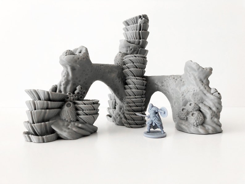 Dnd Large Coral Arch Underwater Reef Merfolk City Tabletop Scatter ...