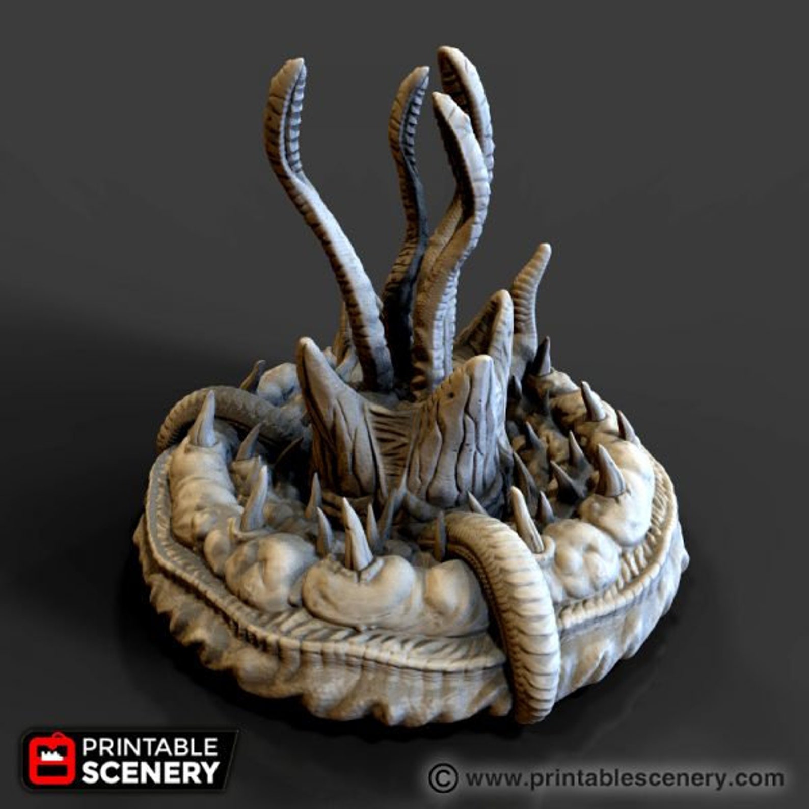 Dnd Alien Sandworm Maws Sci-Fi Tabletop Scatter Terrain RPG - Etsy Canada