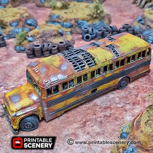 Dnd Abandoned Bus Urban Wasteland Apocalypse Junkyard Gaslands ...