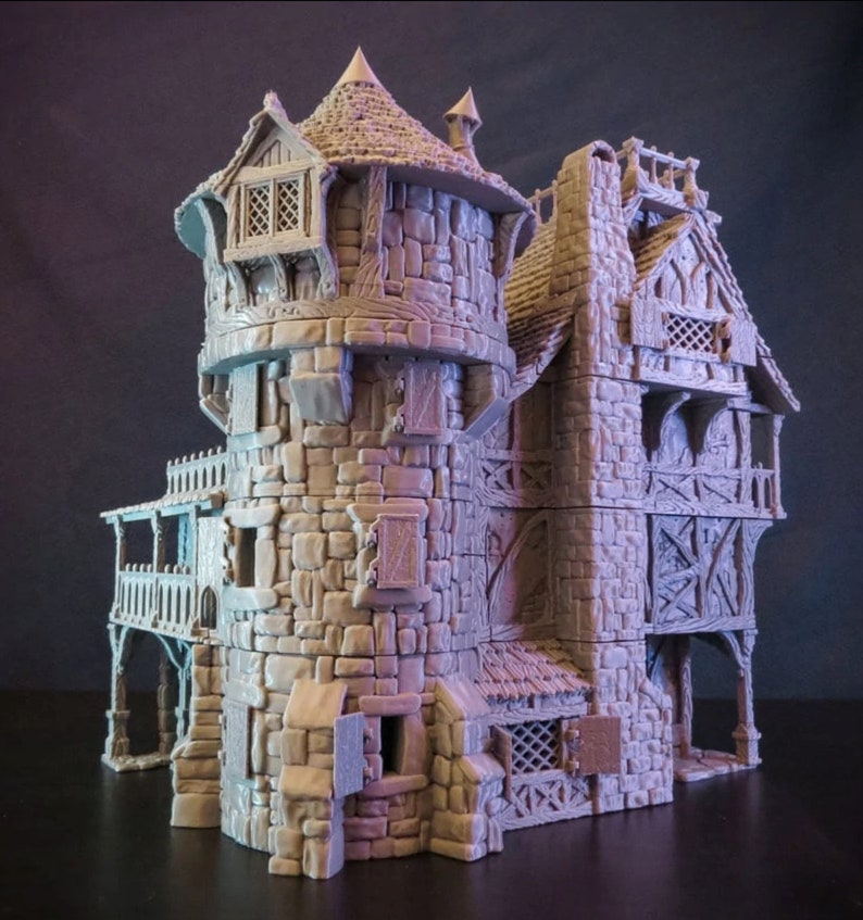 Dnd Roadside Inn Tavern Medieval Village City of Tarok Terrain - Etsy ...