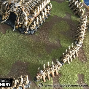 Dnd Tusk Fence Orc Lost Tribes Barrier Tabletop Scatter Terrain RPG ...