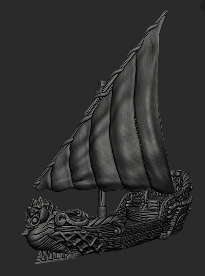 Dnd Maiden's Gambit Ship Galley Pirate Boat Depths of Savage Atoll ...