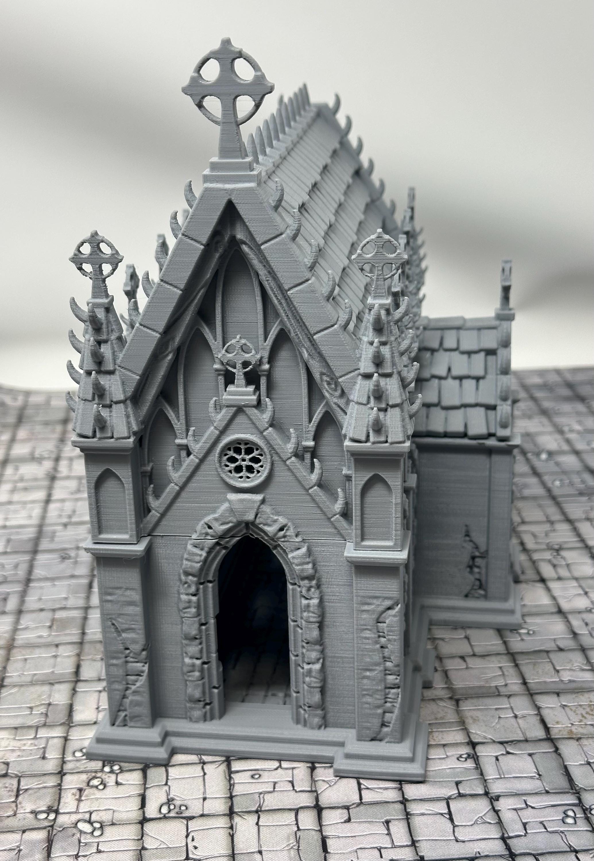 Dnd Gothic Cathedral Medieval Chapel Church Holy Place Port Winterdale ...