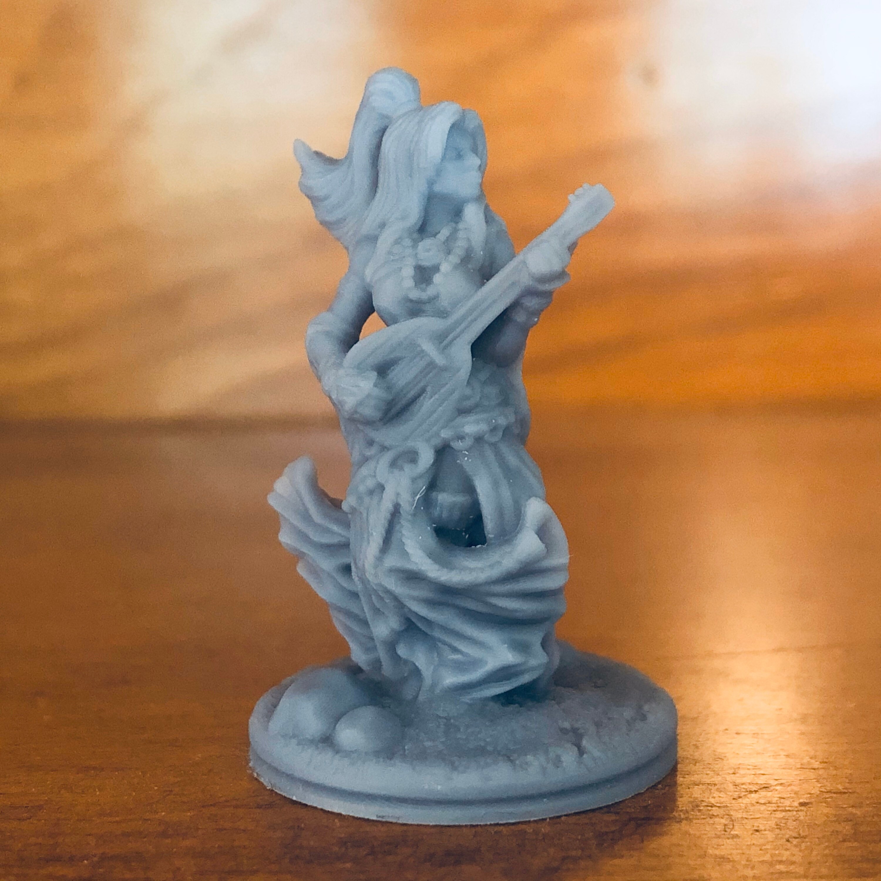 Dnd Female Singer Entertainer Gypsy 28mm Resin Miniature | Etsy