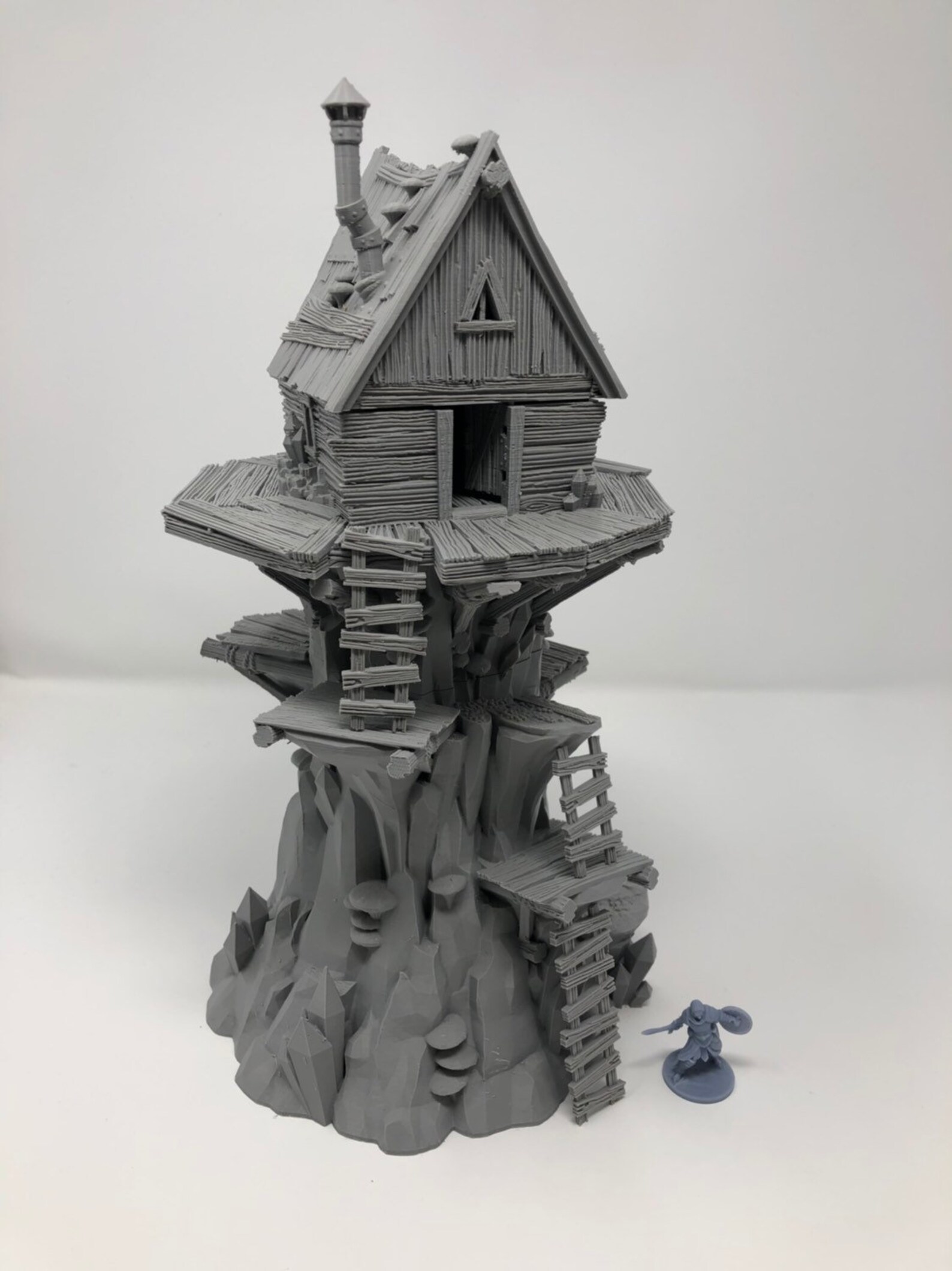 Dnd Shanty Tower Goblin Grotto Mushroom House Tabletop Scatter Terrain ...