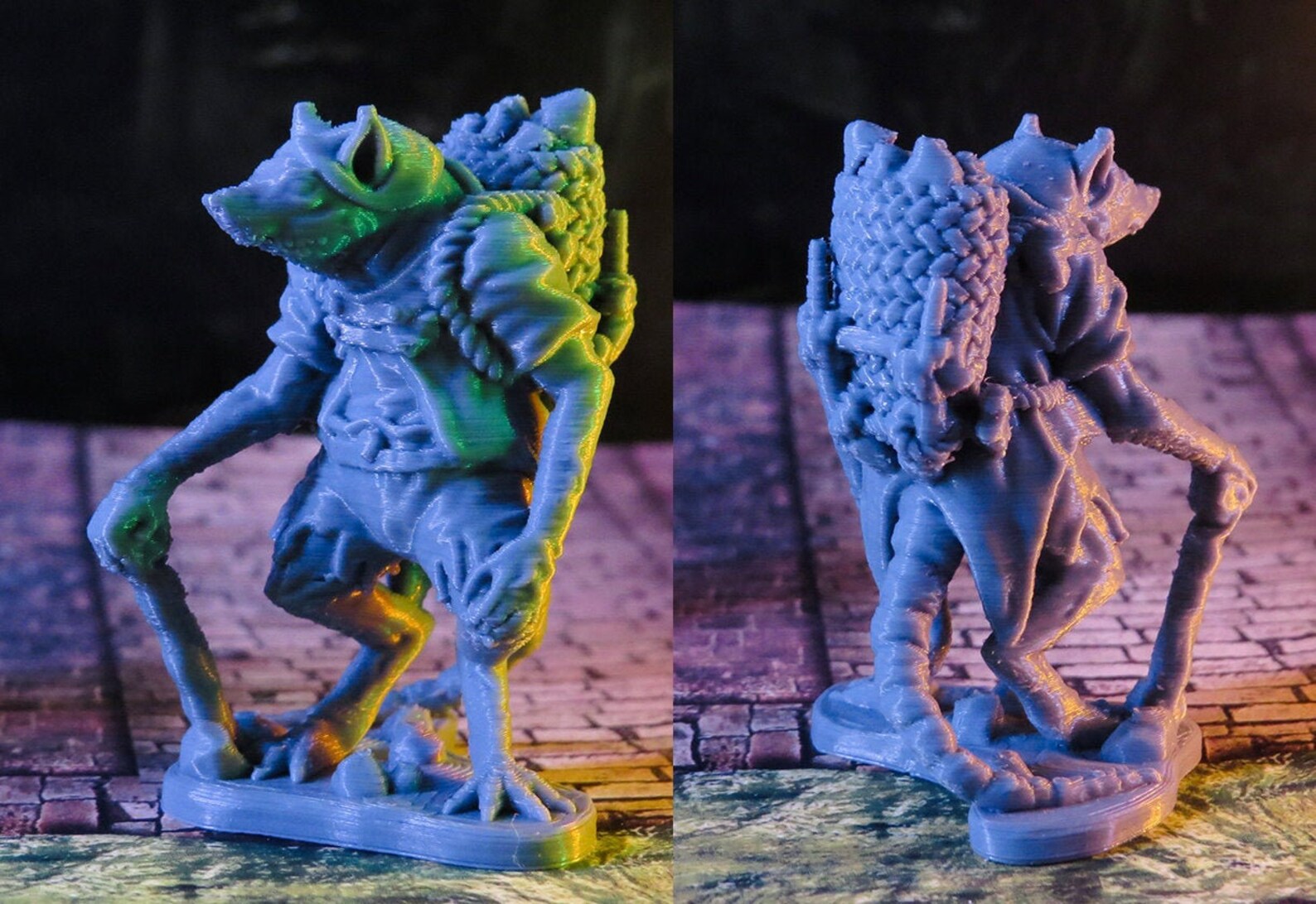 Dnd Rat Gatherer Wererat Monster 28mm Miniature Wargaming - Etsy