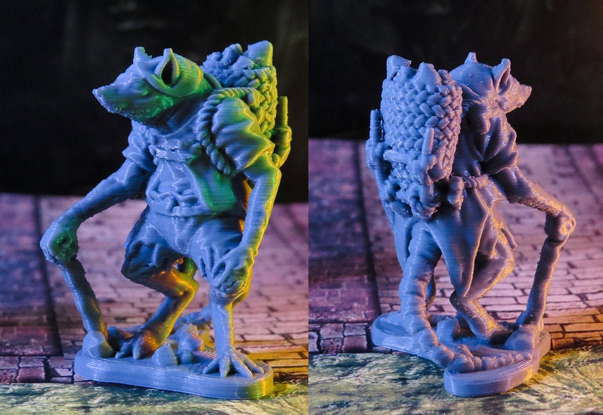 Dnd Rat Gatherer Wererat Monster 28mm Miniature Wargaming - Etsy