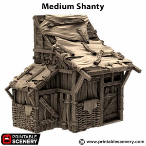 Dnd Medium Shanty Shack From King and Country Medieval Slums Village ...