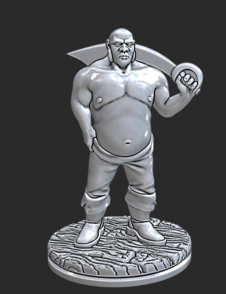 Dnd Pirate Thug 28mm RESIN Miniature D and D Miniatures RPG - Etsy