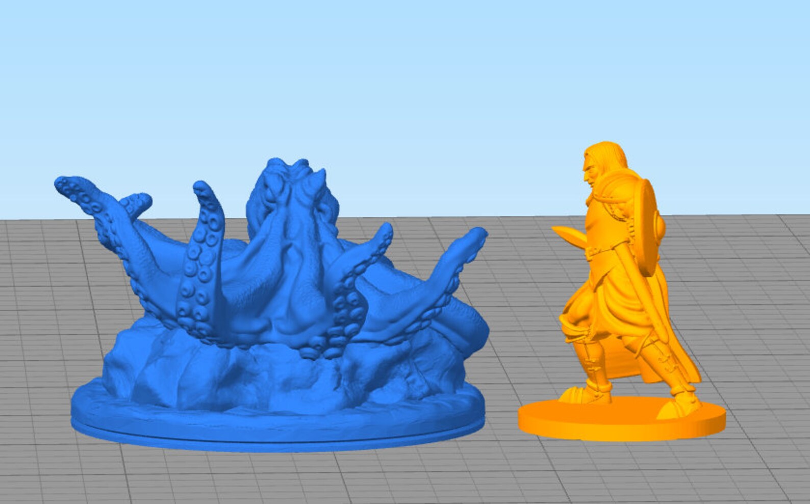 Dnd Octopus Sea Creatures Atlantis Ocean Tabletop Miniature | Etsy