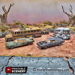 Dnd Abandoned Bus Urban Wasteland Apocalypse Junkyard Gaslands ...
