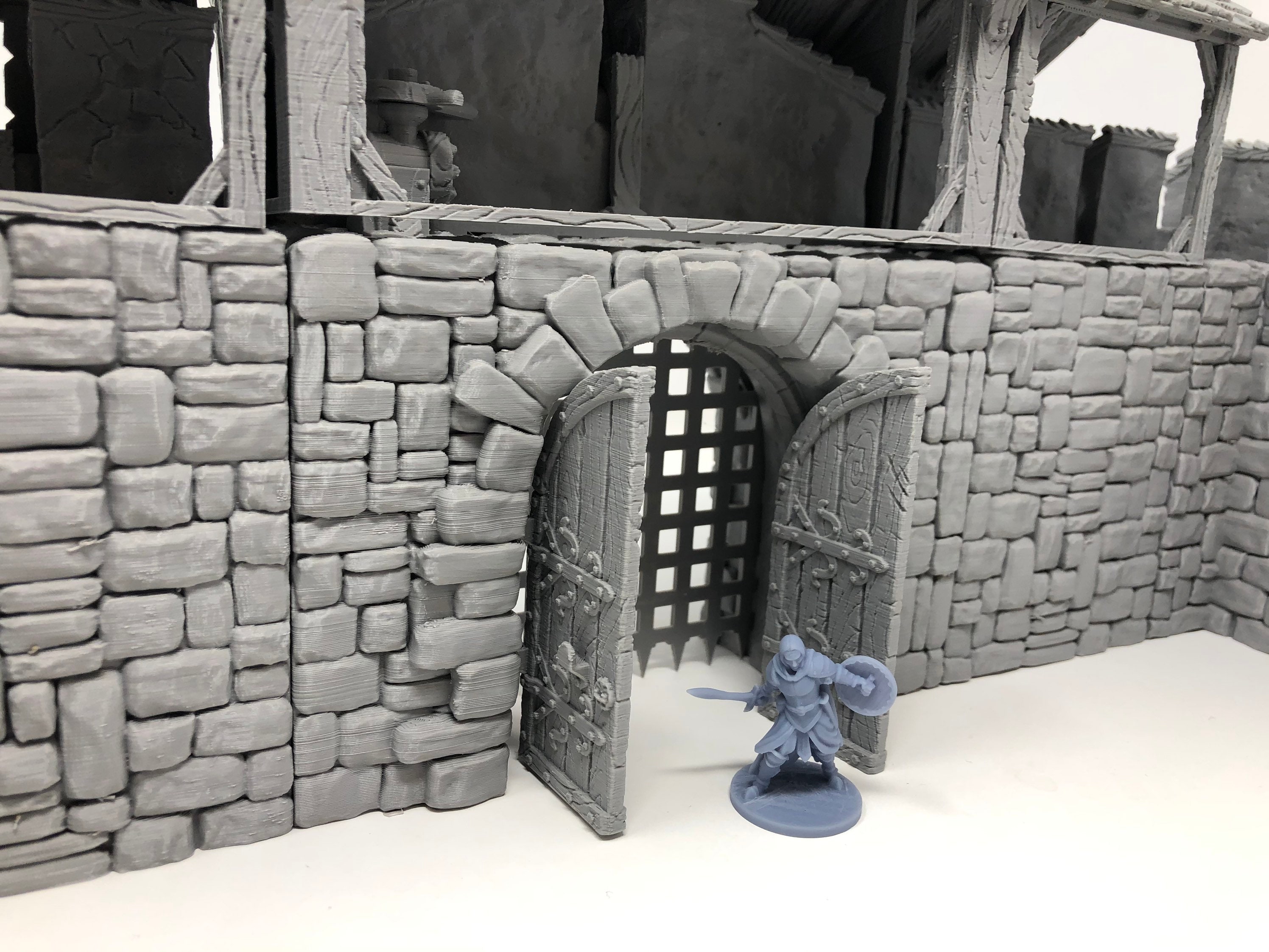 Dnd Walls and Gate for City of Tarok Terrain Wargaming Games | Etsy
