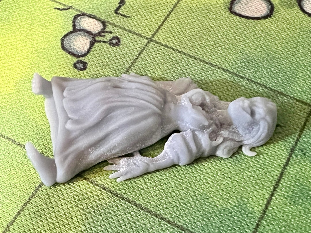 Dnd Corpse Female Resin Miniature Plague Victim Dead Body Person NPC ...