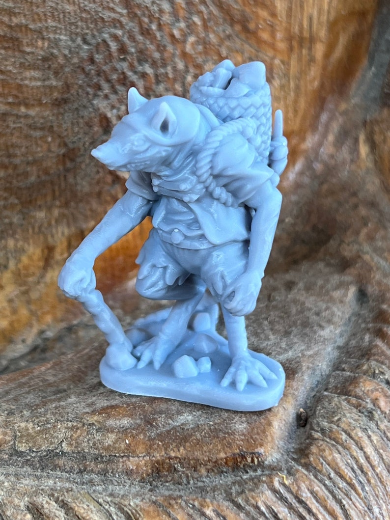 Dnd Rat Gatherer Wererat Monster 28mm Miniature Wargaming - Etsy