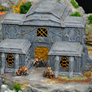 Dnd Dwarven House 8 Dwarf Home 28mm LOTR Scatter Tabletop Terrain Games ...