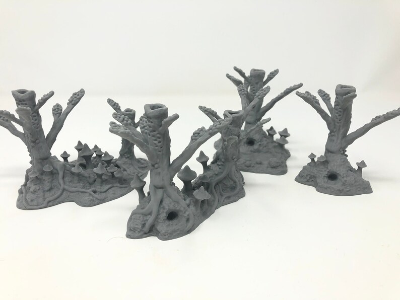 Dnd Fungal Trees Mushroom Forest Tabletop Scatter Terrain RPG D&D ...