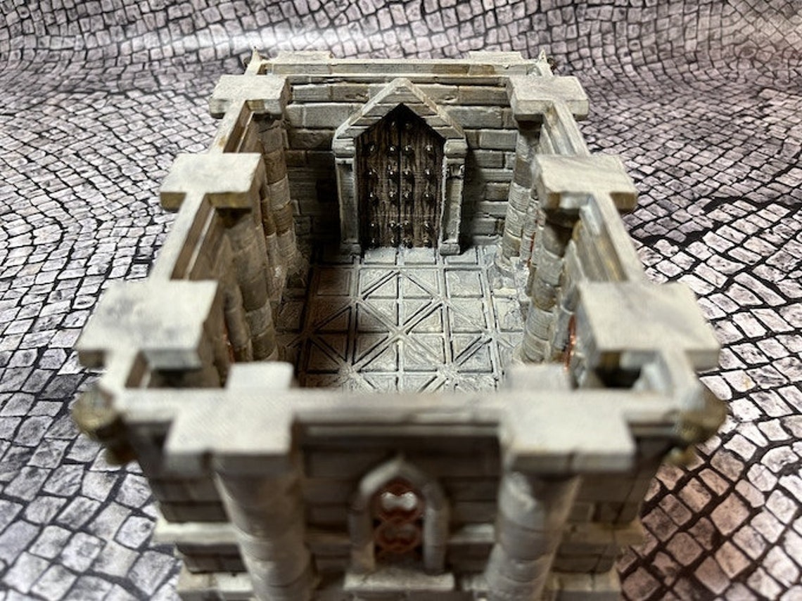 Dnd Gothic Church Chapel Cathedral 28mm Medieval French Village Scatter ...