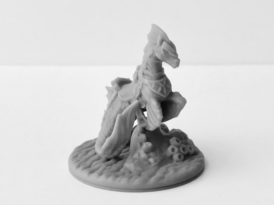 Dnd Atlantis Seahorse Mount Ocean Creature Tabletop Scatter Terrain RPG ...