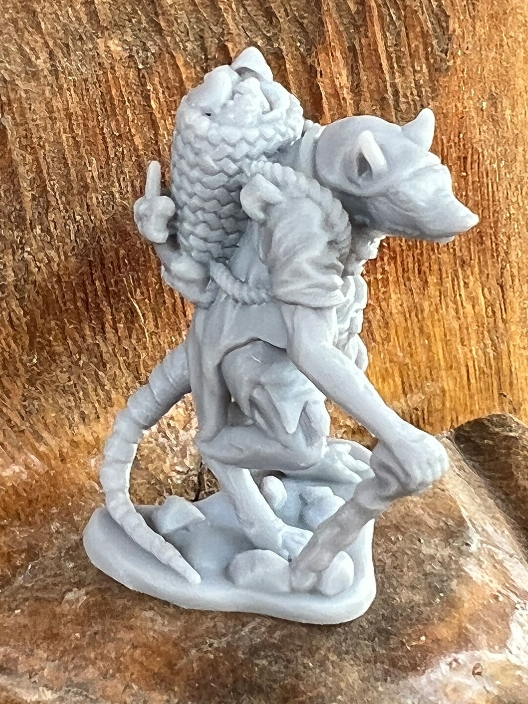 Dnd Rat Gatherer Wererat Monster 28mm Miniature Wargaming Games RPG D&D ...
