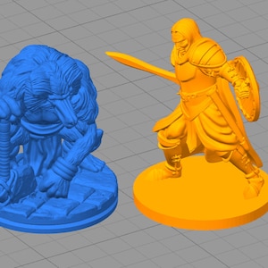 Dnd Baboon Wise Warrior Monkey Jungle Ape Wildlife Primate Animal 28mm ...