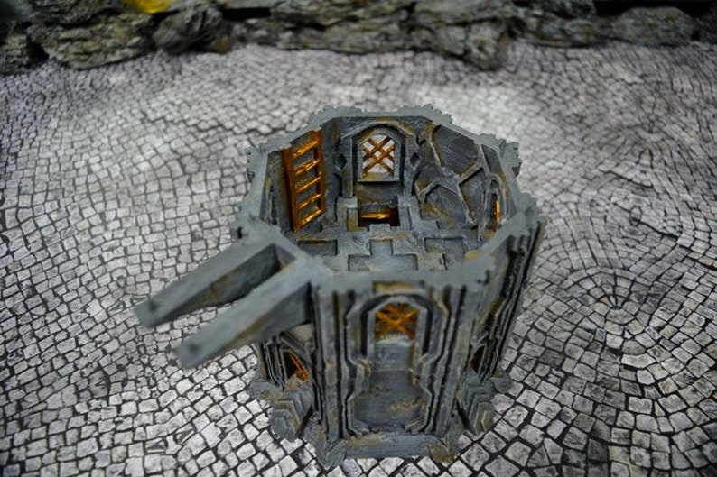Dnd Dwarven House With Tower Dwarf Design City Buildings Tabletop ...